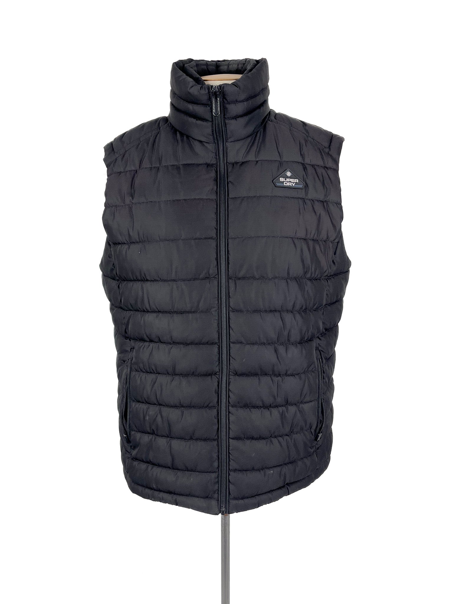 Superdry - Black Puffer Jacket (Size XL) – & Again