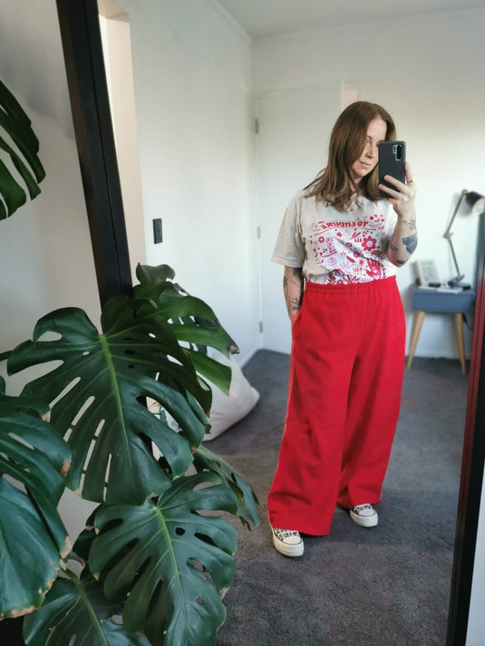 Willow Tree - Red Midi Dress (Size 12) – & Again